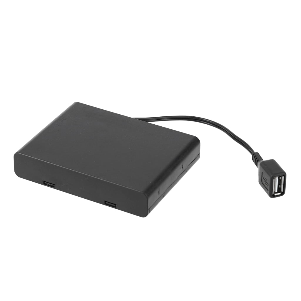 YongCo AA Battery Box AA Battery Case with USB Cable USB Battery Case ...