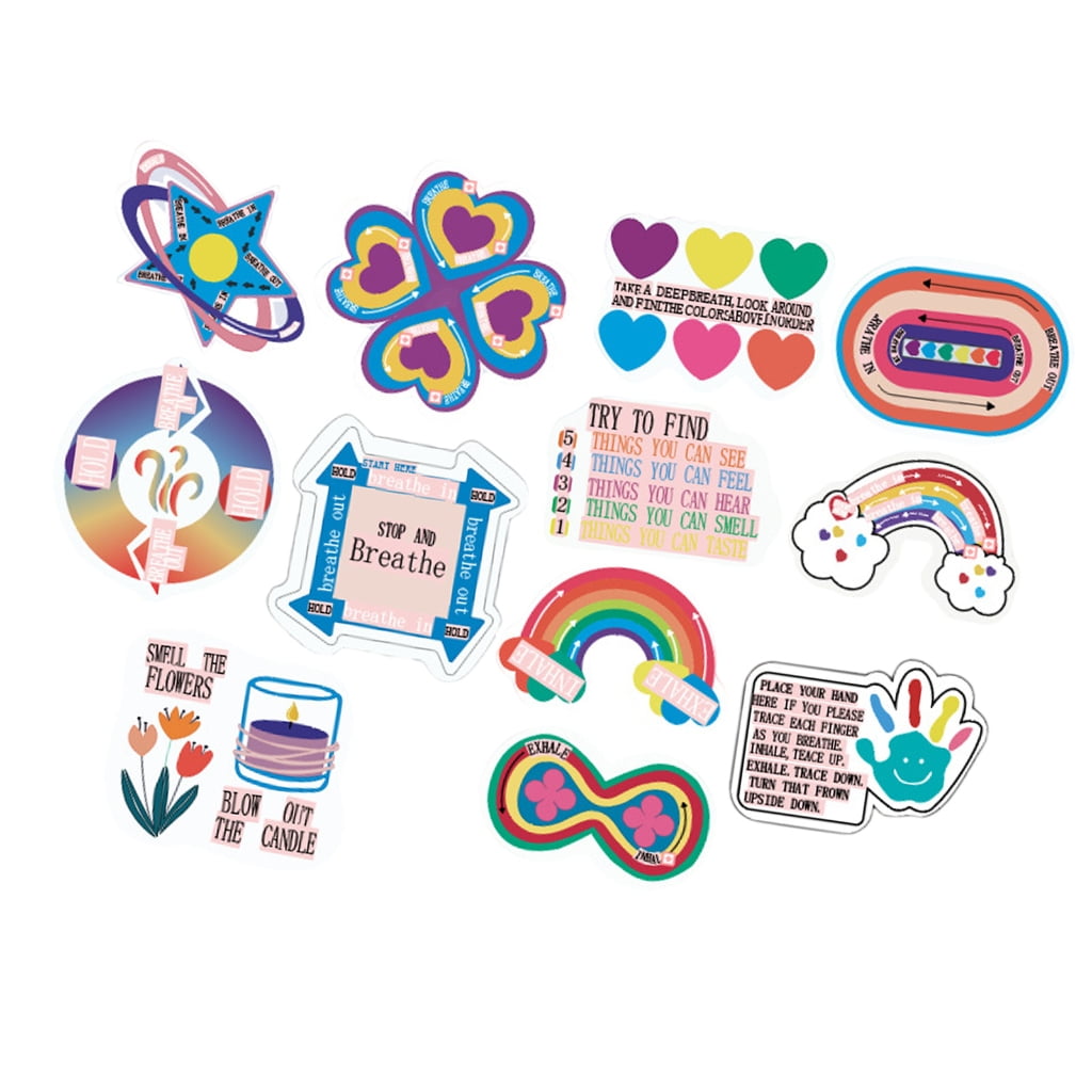 YongCo Anxiety Sensory Sticker School Aesthetic Sticker Sensory Anxiety ...