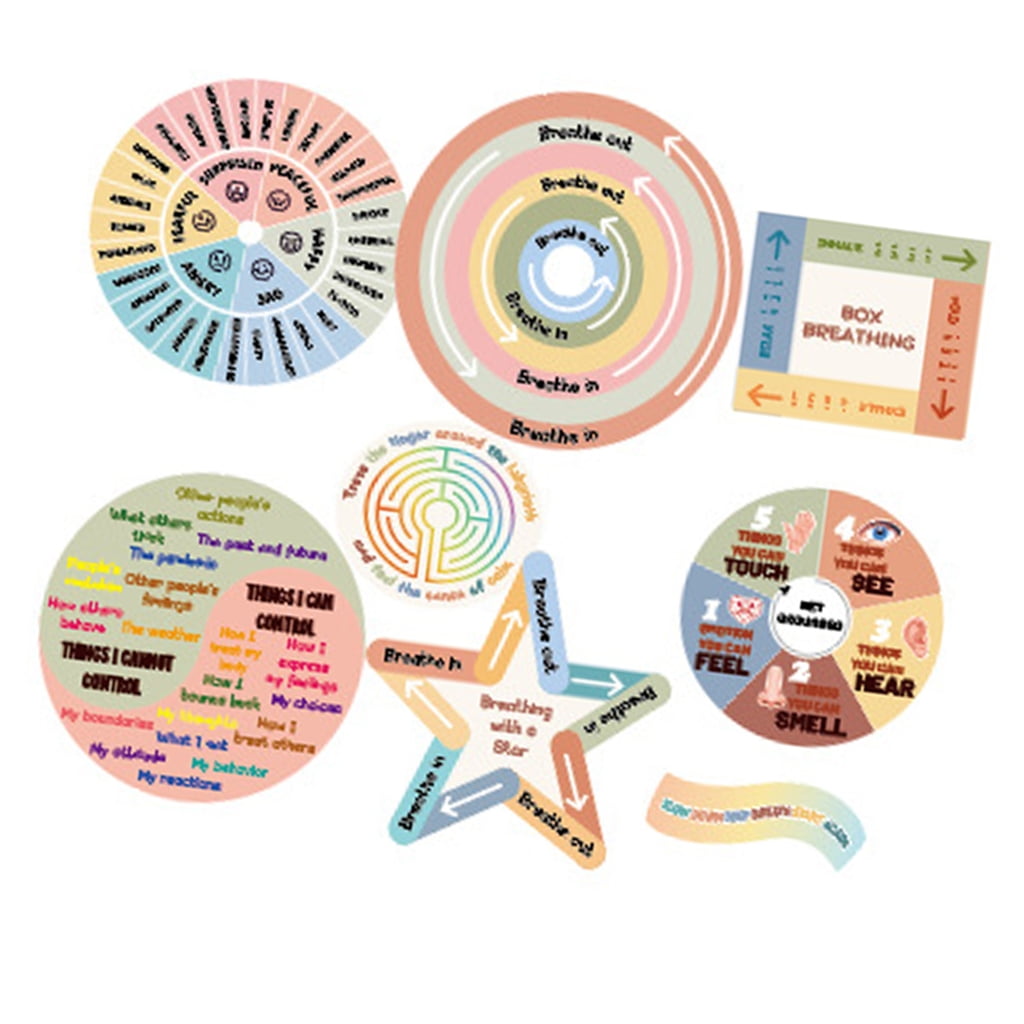 YongCo Anxiety Sensory Sticker School Aesthetic Sticker Sensory Anxiety ...