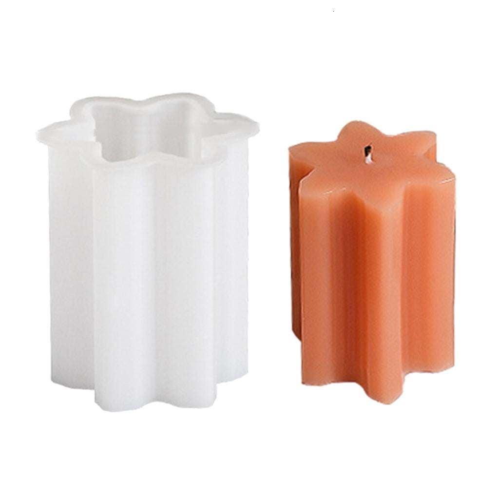 YongCo Artistic Candle Making Molds 8 Shapes Silicone Craft Tools For ...
