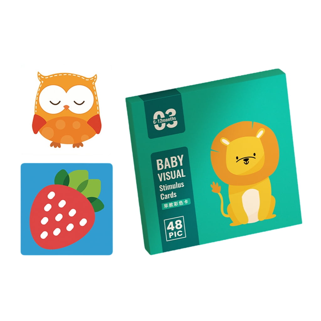 YongCo Baby Flash Cards High Contrast Baby Toy Black and White Cards ...