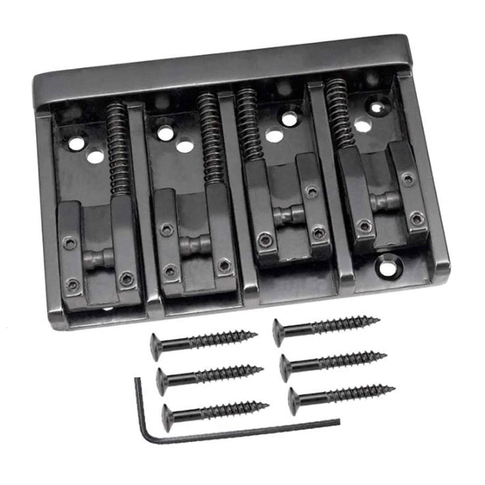 YongCo Bridge Saddles Tailpiece Electric Bass Bridge Replace,4 String ...