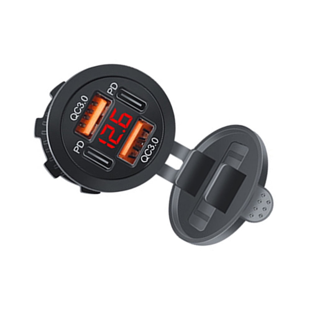 YongCo Car USB Charging Socket Outlet for Car Boats Type-C Charging ...