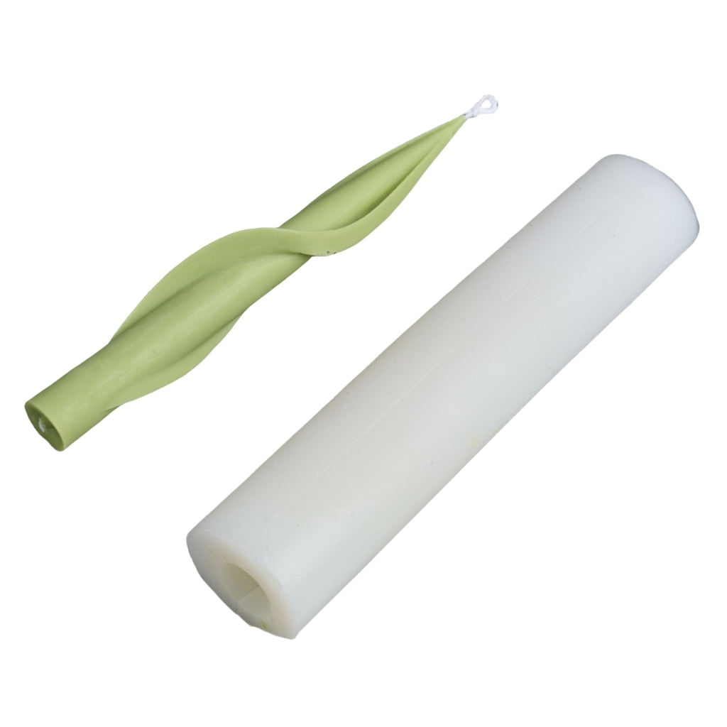 YongCo Carved Silicone Pillar Molds Embossed Snake Flower Butterfly ...