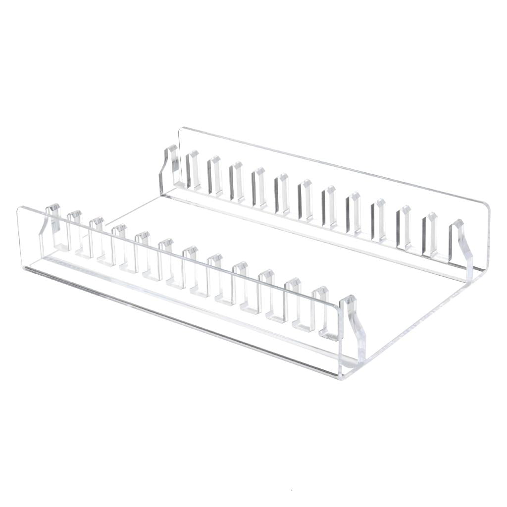 YongCo Clear Acrylic CDs Holder Cascading CDs Storage Rack,DVDs/CDs ...