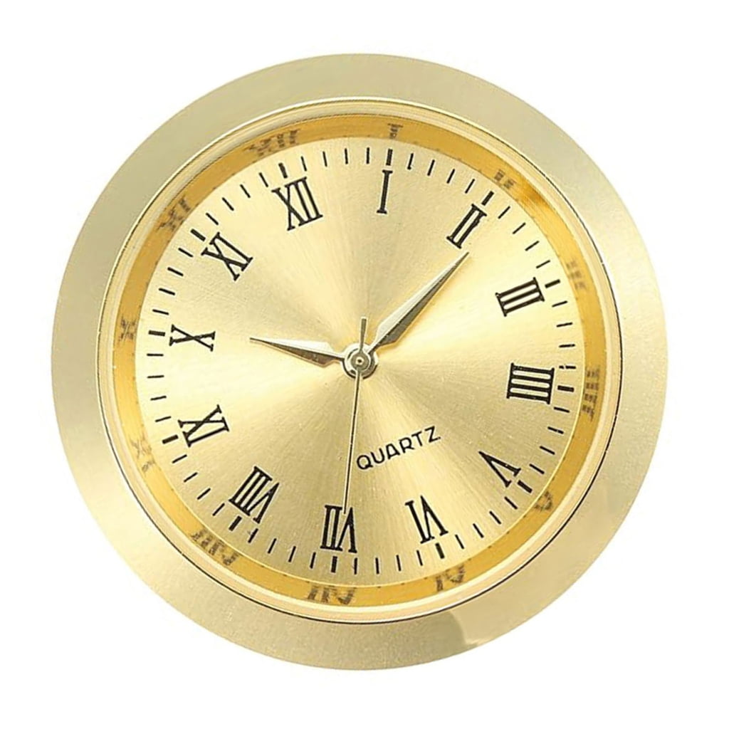 YongCo Compact Small Clock Fit Up Vintage Miniature Round Metal Watch ...