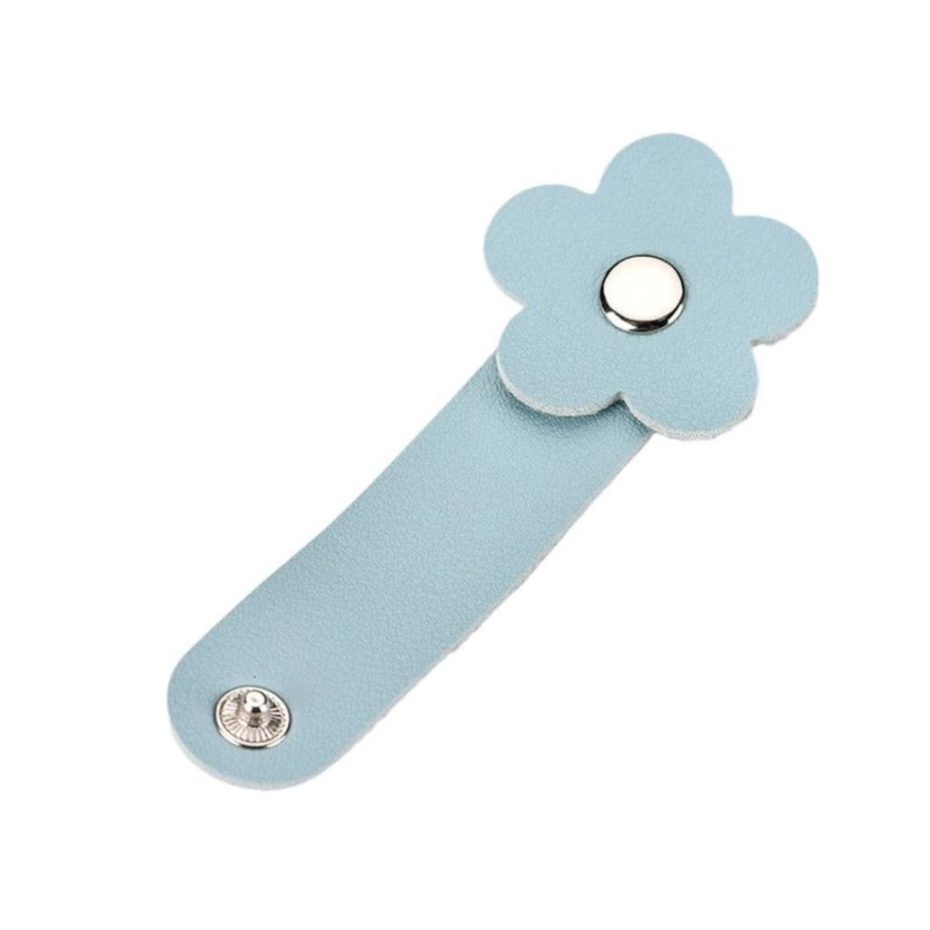 YongCo Cord Holder Cable Clip Ties With Flower Aesthetic PU Cable ...