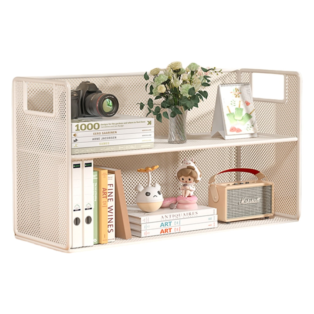 YongCo Desktop Organizers Multi Tiered Display Shelf Rack Metal Mesh ...