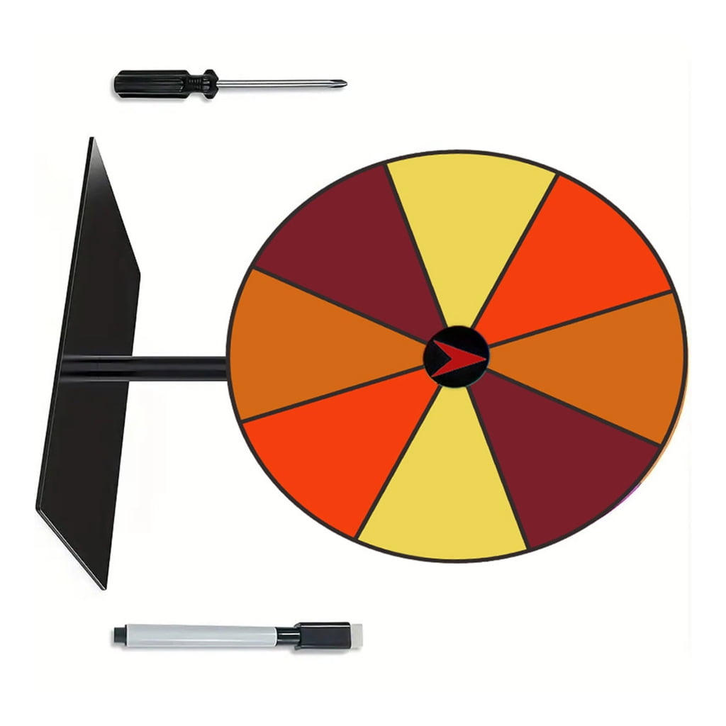 YongCo Desktop Prize Turn Plate Erasable Fortune Wheel Fortune Party ...