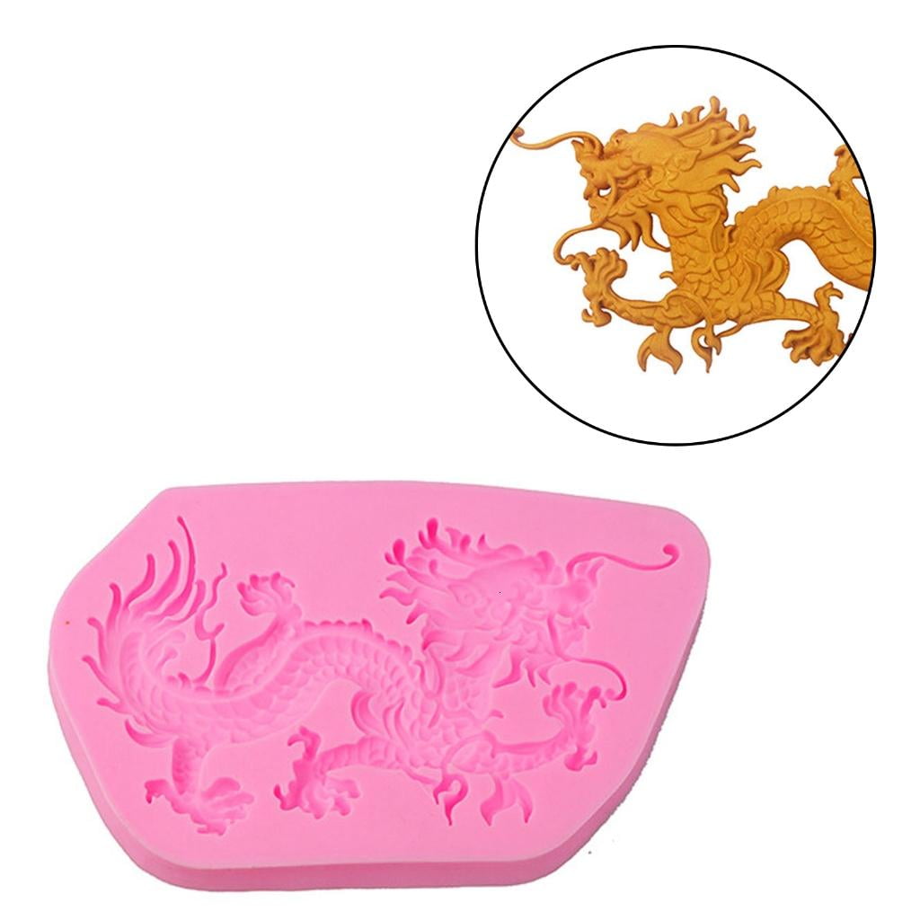 YongCo Detailed Chinese Dragon Silicone Mold Baking Supplies Soap ...