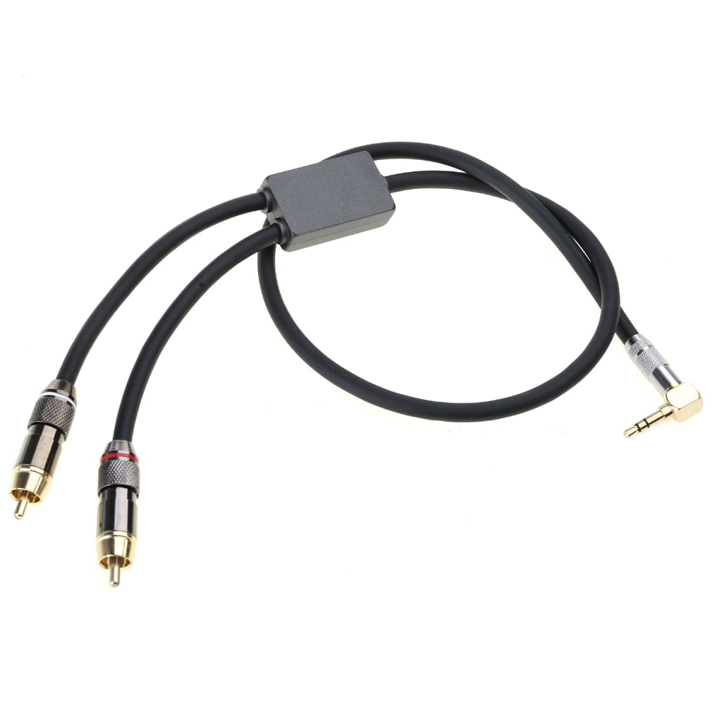 YongCo Double Male to 3.5mm Adapter Cable 3.5mm to Male Stereo Cord for ...