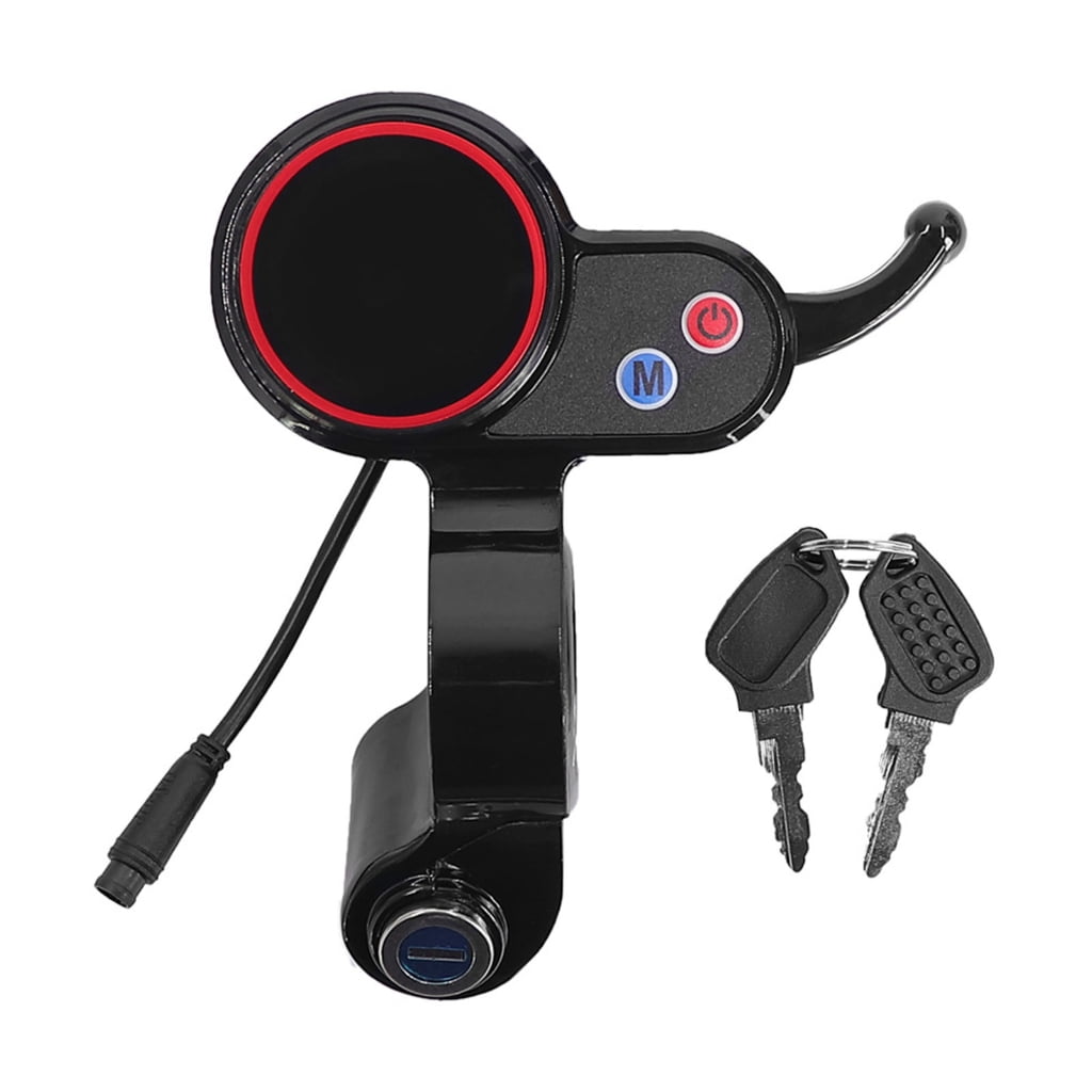 YongCo Electric Scooter Display Screen 6 Pin LCD Dashboard Display ...