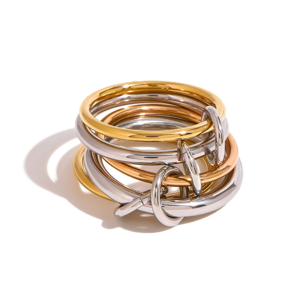 YongCo Fashionable Stackable Rings Crafted From Practical Sturdy Alloy Materials Offering A ...