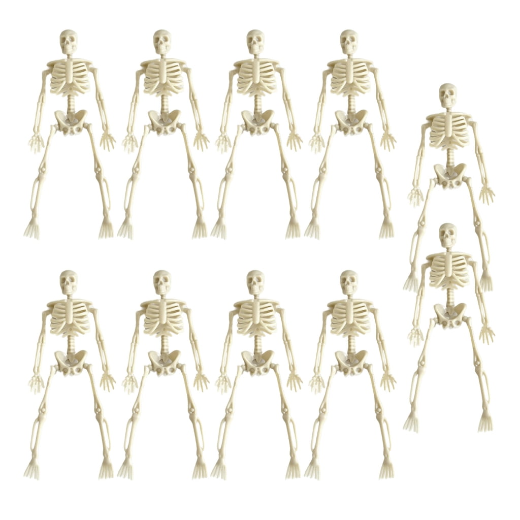YongCo Flexible Joint Skeletons Figures Halloween Party Essential Posable Skeletons Charm For ...