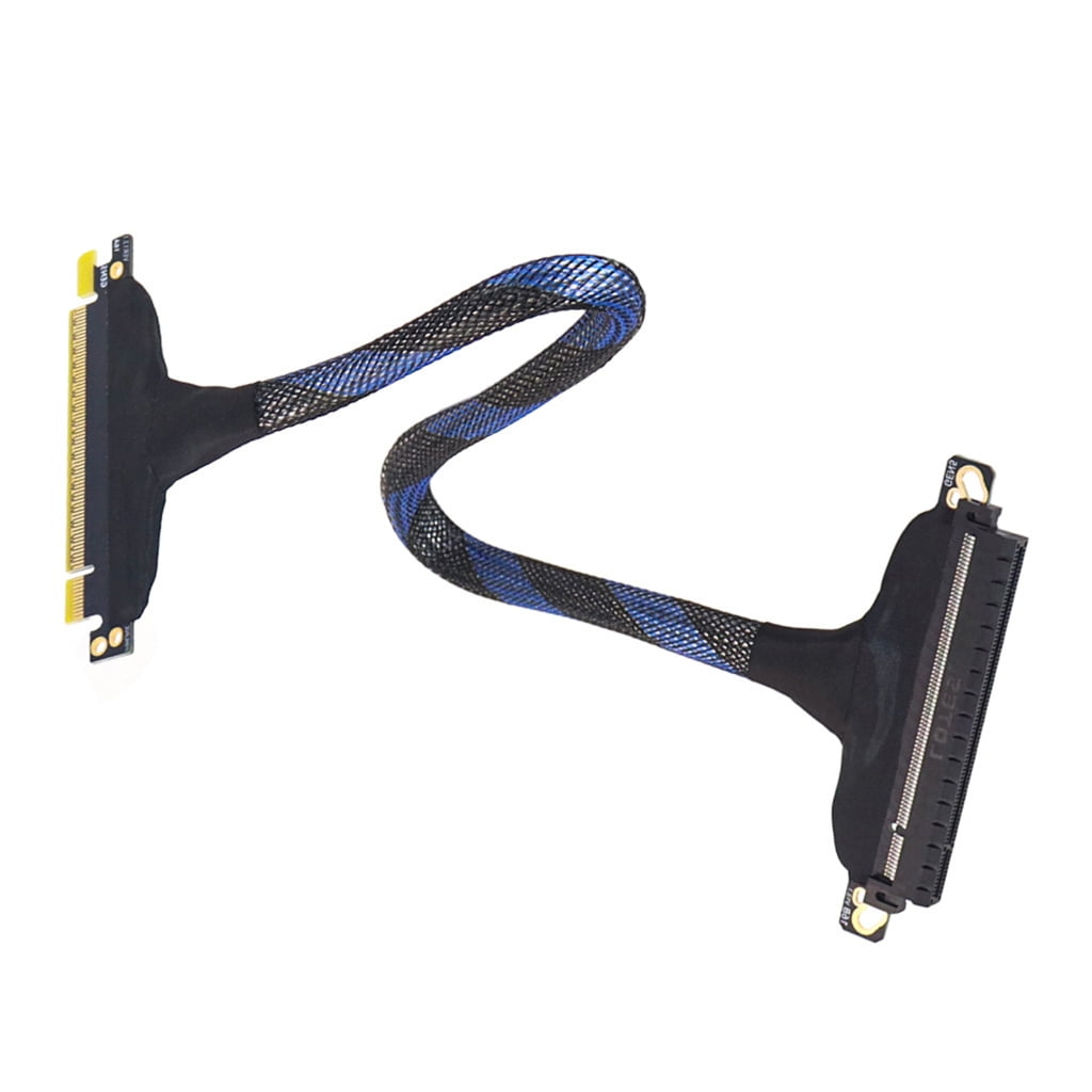 YongCo Flexible PCIE5.0 X16 Extension Cord For GPU Card Braide Meshes ...