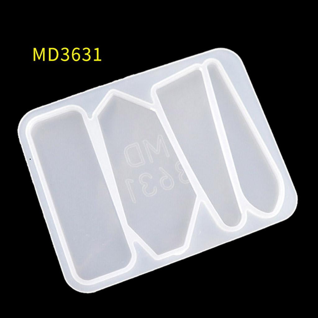 YongCo Hair Pin Silicone Mold Resin Epoxy Barrette Mould Agate Crystal ...