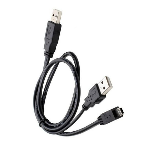 YongCo Heavy Duty Y Splitter Cable USB2.0 to Mini B for External Drive ...