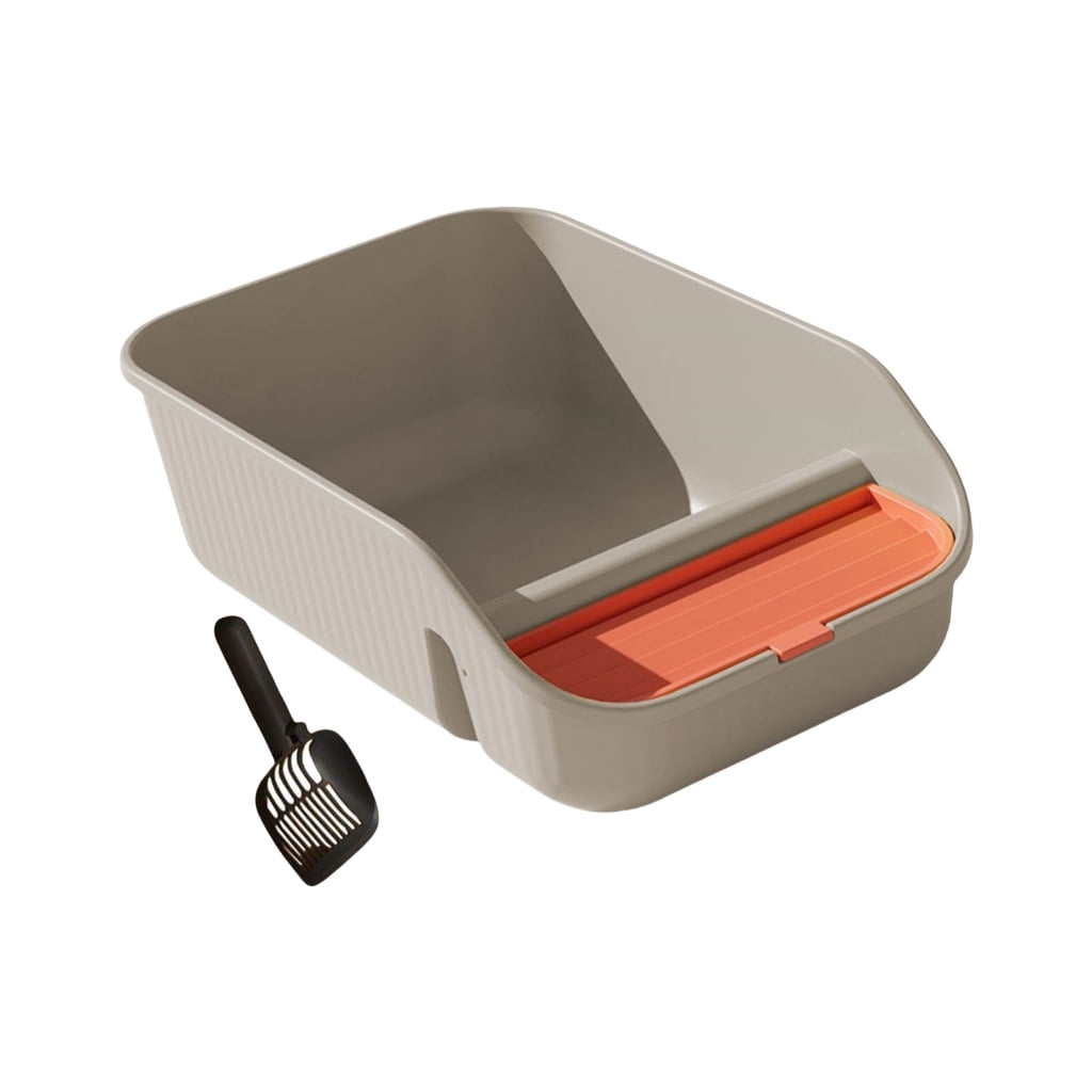 YongCo High Side Cats Litter Box With Shovel And Spill Prevention ...