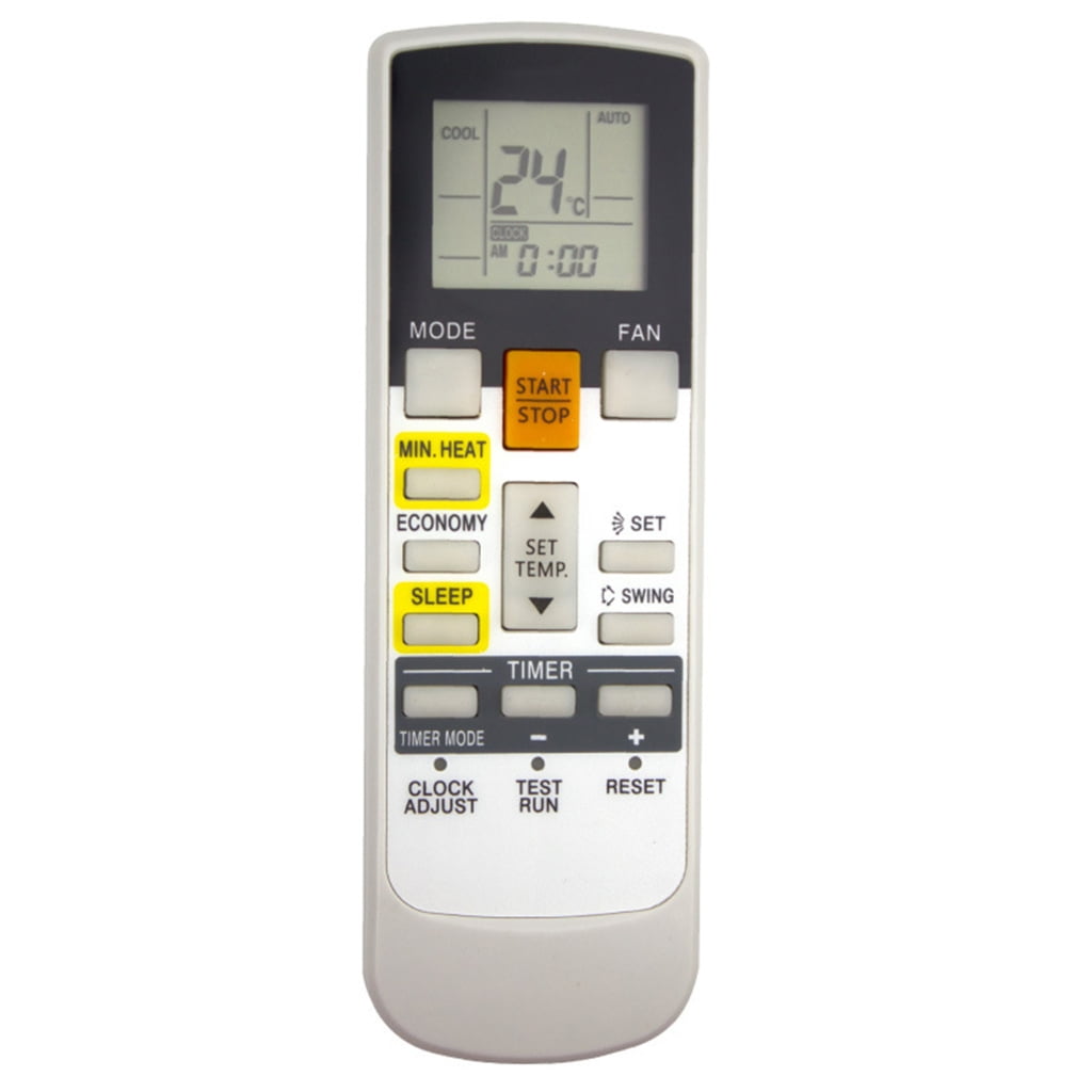 YongCo LCD Air Conditioner Remote Control AR-RAH1U Replace for AR-RAH1E ...