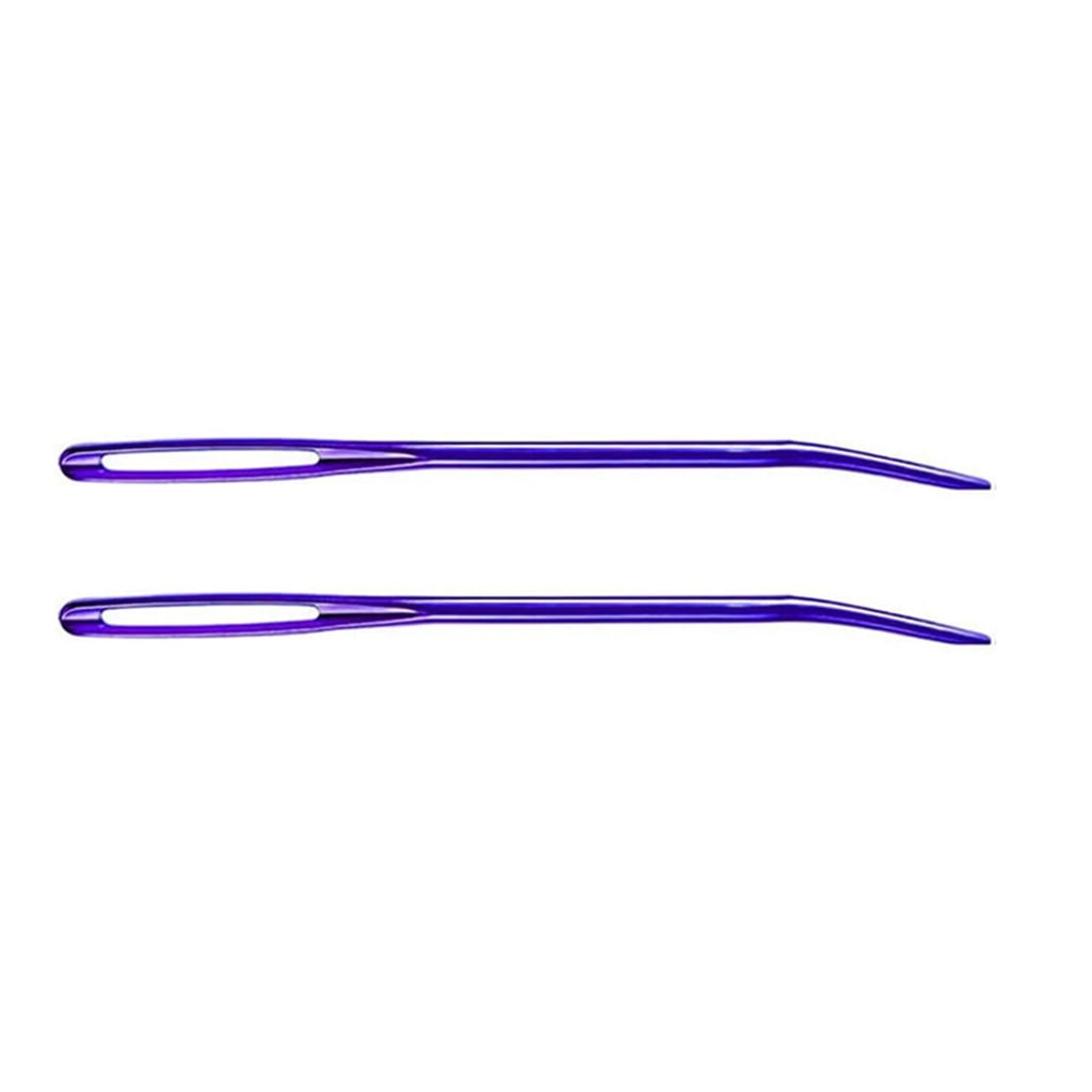 YongCo Large Eye Sewing Needle with Curved Tip, Yarn Darning Needle ...