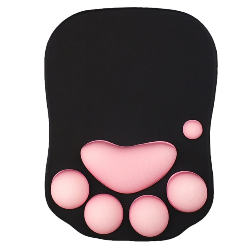 YongCo Lovely Kitten Claw Mouse Pad Silicone Wrist Rest for Office ...