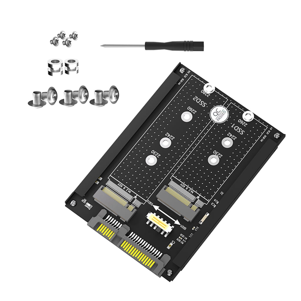 YongCo M.2 SSDs Adapter SSDs to SATA3.0 Conversion Board M.2 SSDs to 2 ...