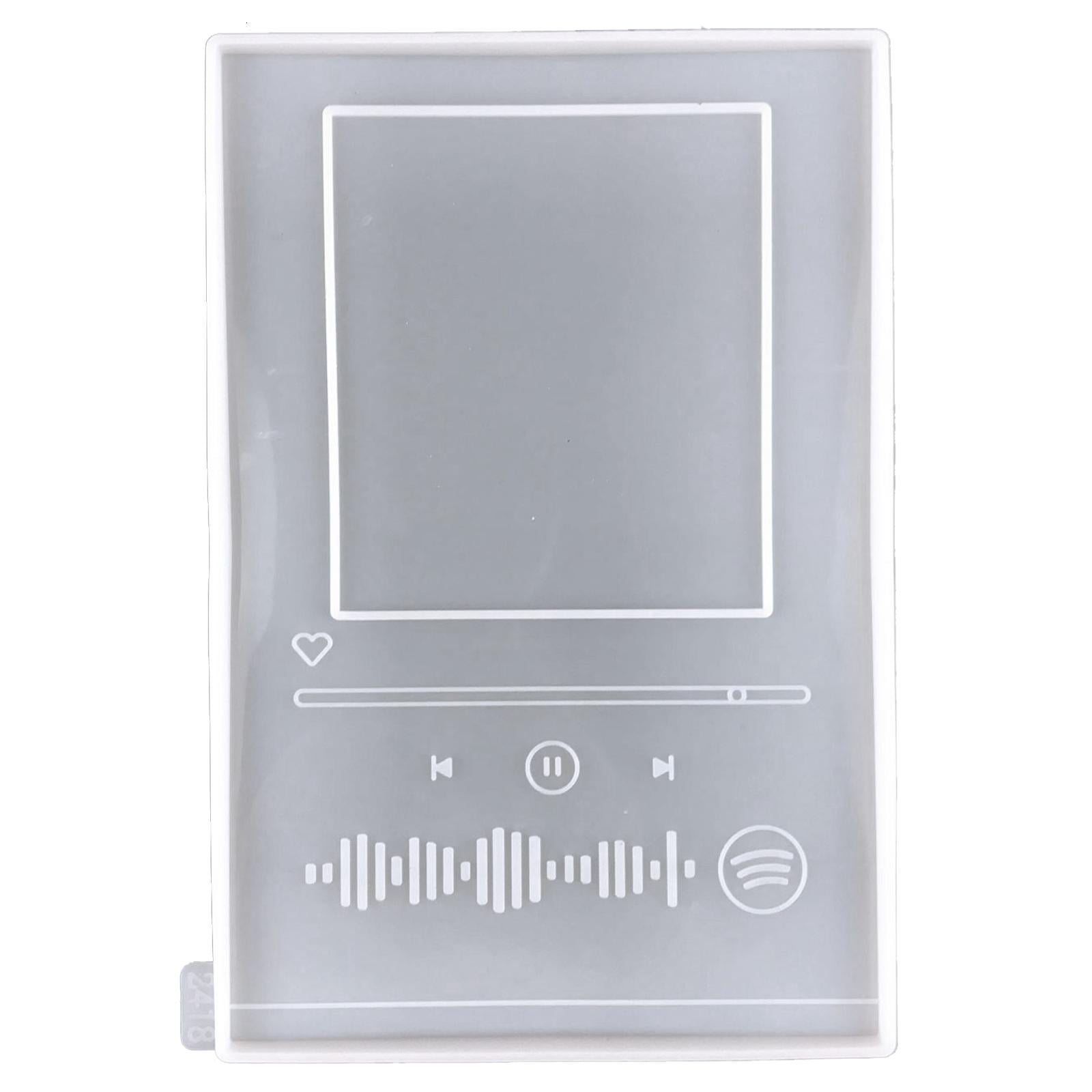 YongCo MP3 Photo Frame Epoxy Resin Mold Desktop Decorations Silicone ...