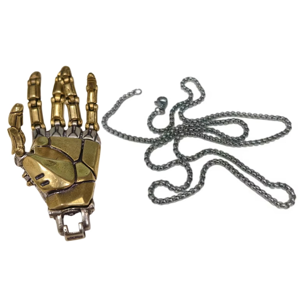 YongCo Mechanical Movable Finger Joints Robot Hand Charm Pendant ...