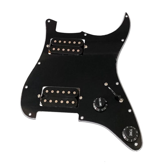 YongCo PVC Electric Guitar Board Pickguard Pickups HSH Pickup Loaded ...