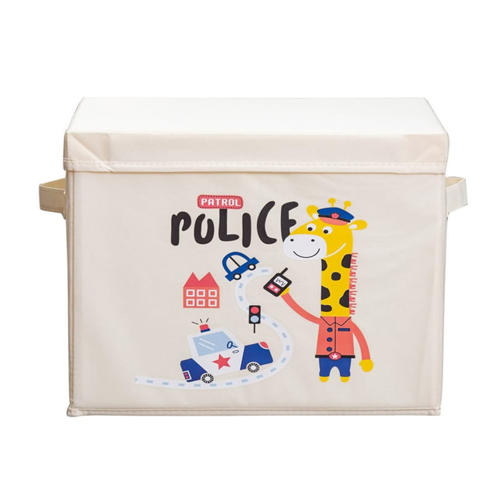 YongCo Portable Childrens Foldable Toy Box Organizers Kids Room ...