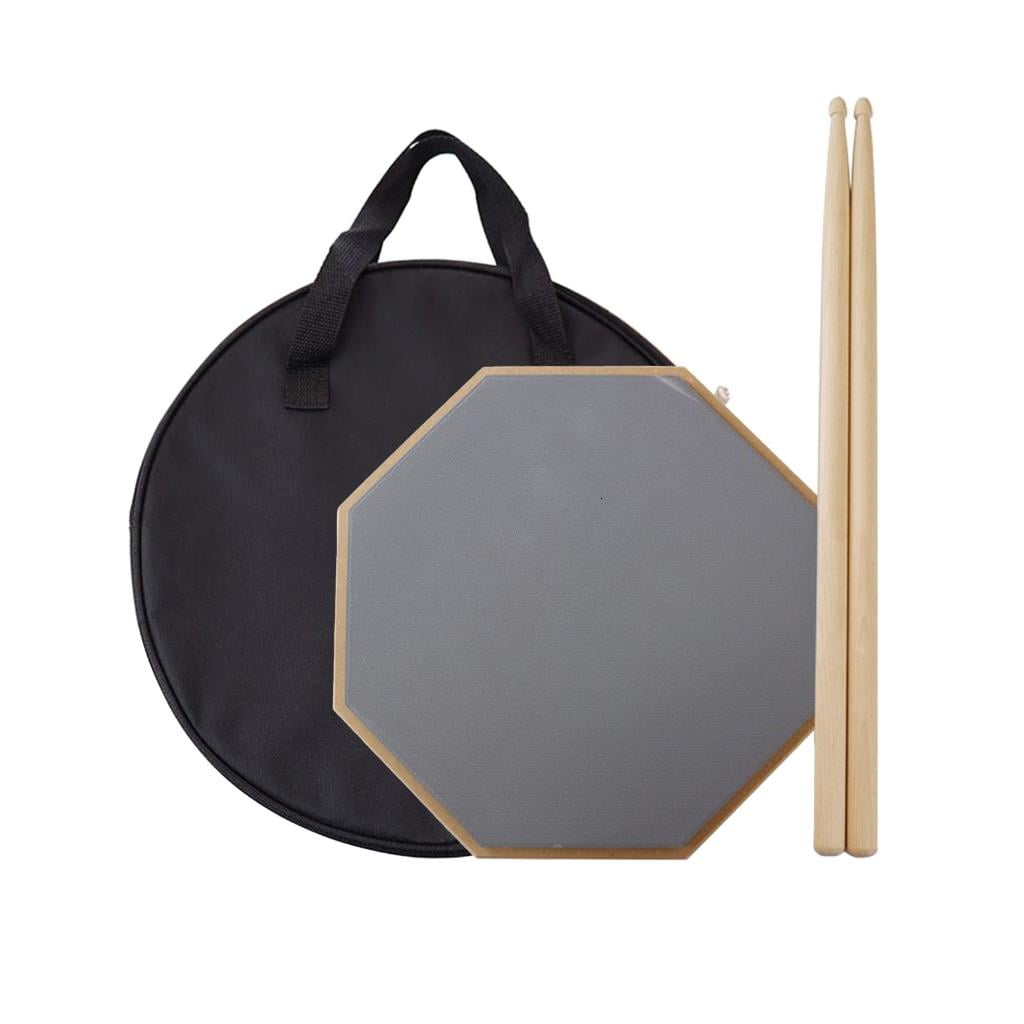 YongCo Practice Drum Pad 12 inches Drum Practice Pad with Maple Drum ...