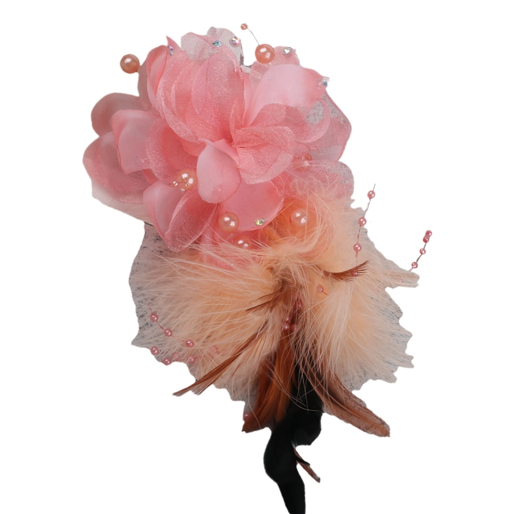 YongCo Quick Attach Flower Lapel Pin Waterproof Fabric Flower Brooch ...