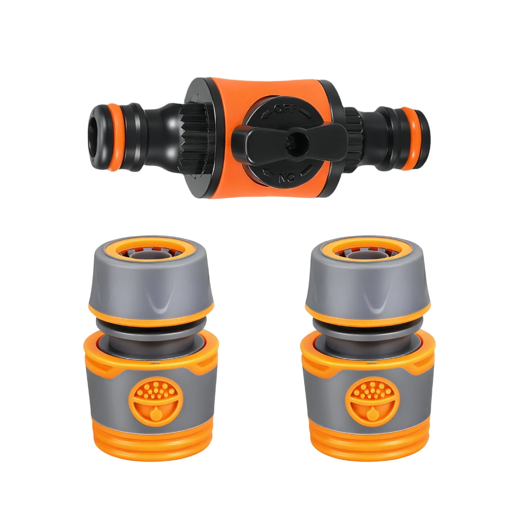 YongCo Quick Connection Garden Hose Fitting Set 2 Female Couplers 1 ...