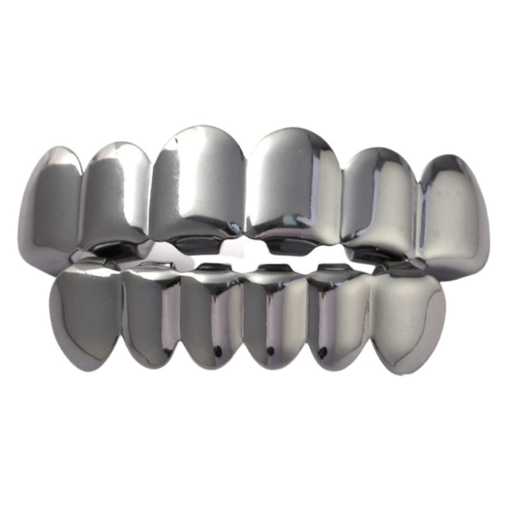 YongCo Removeable Top and Bottom Mouth Grillzs Set Dentals Grills for ...