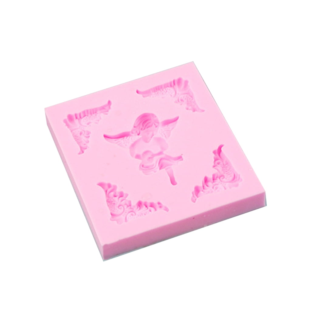 YongCo Resin Mold for Wing Frame Cake Decorating Girl Wing Fondant ...