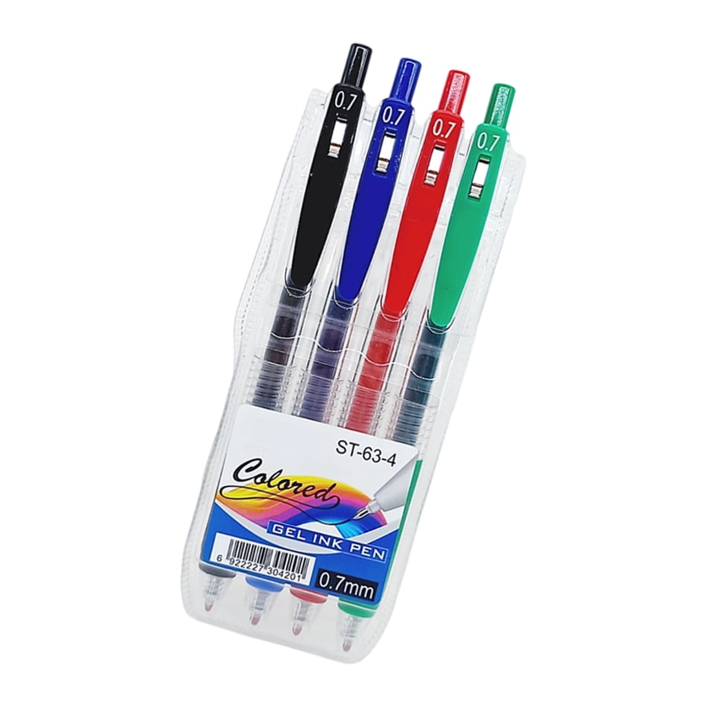 YongCo Retractable Colored Gel Pen Assorted Color Gel Inks Pen 0.7MM ...