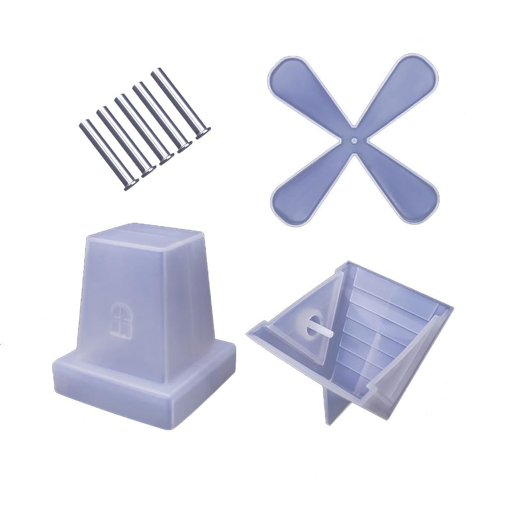 YongCo Rotary Windmill Resin Molds Silicone Kit Bundle Pinwheel Molds ...