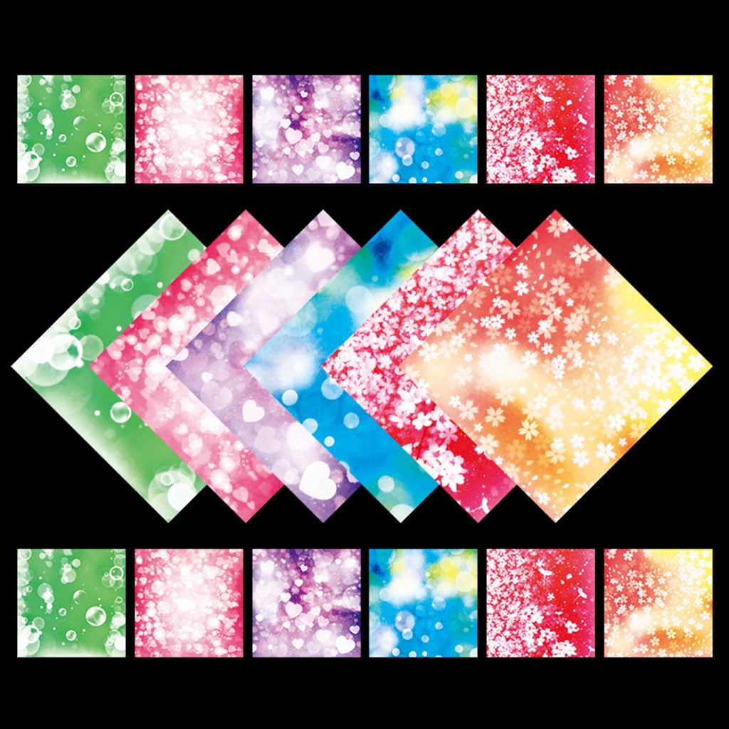 YongCo Sheets Paper 6x6 Inch, Double Sided Beautiful Craft Folding ...