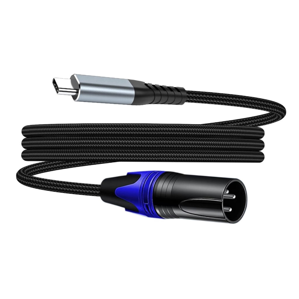 YongCo Shielded Type C to 3Pin Male Connectors Converter Cord Flexible ...