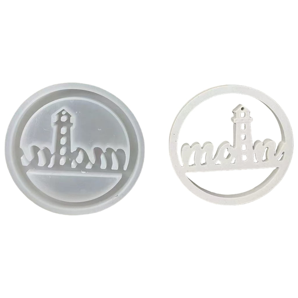 YongCo Silicones Mold for Round Shape Lighthouse Sea Gull Pendants ...