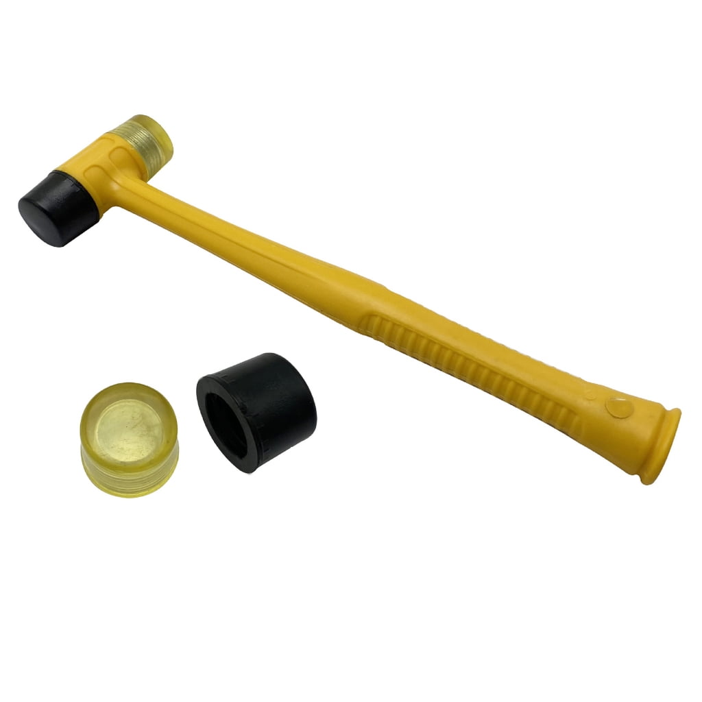 YongCo Soft Double-Faced Rubber Hammer Ergonomic Handle Rubber Hammer ...