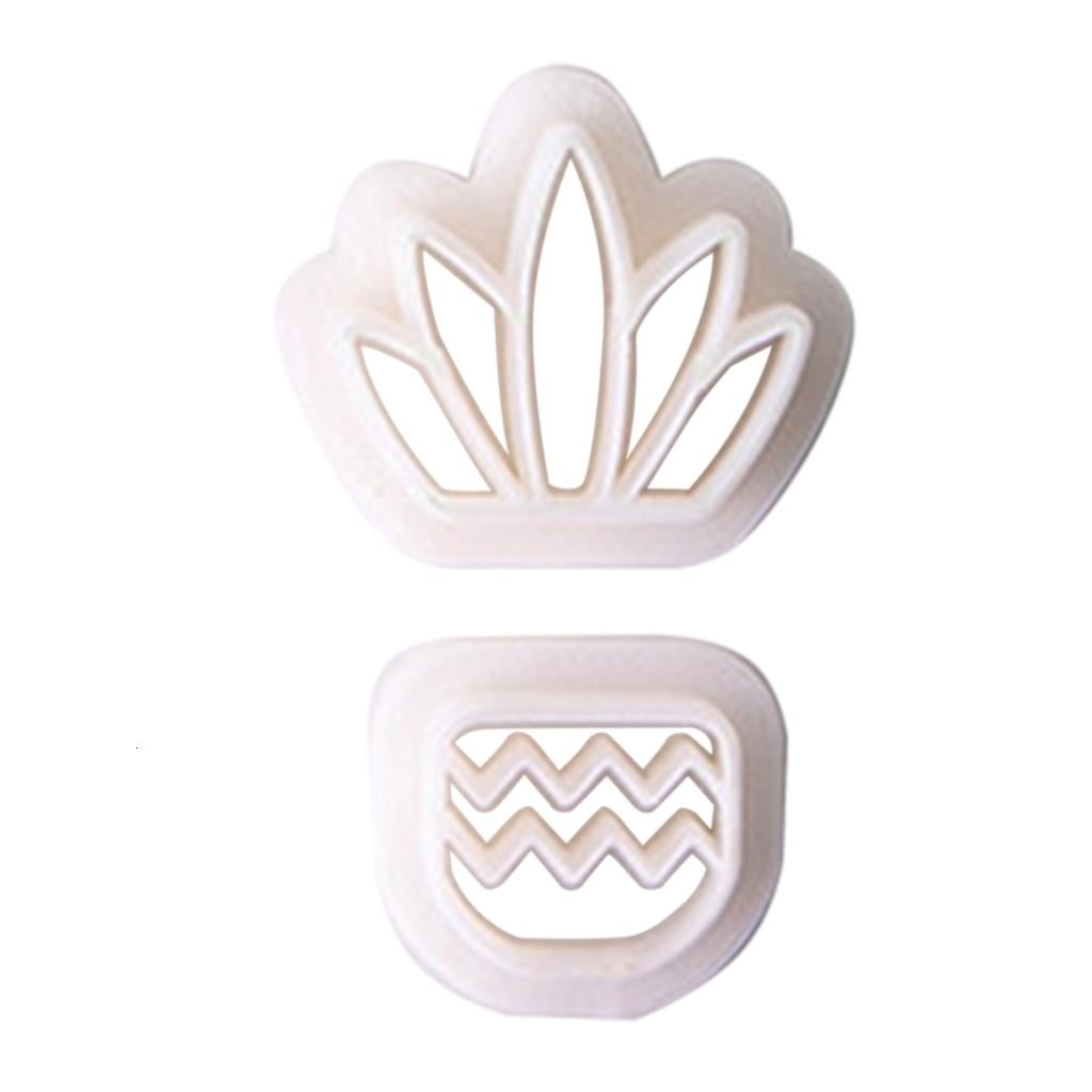YongCo Soft Pottery Cutting Moulds Cacti Shaped Plastic Hand-making ...