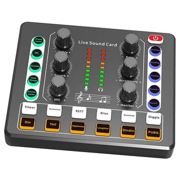 Vinci Audio Mixer Kit, Sound Card with DJ Mixer Effects, Voice Changer ...