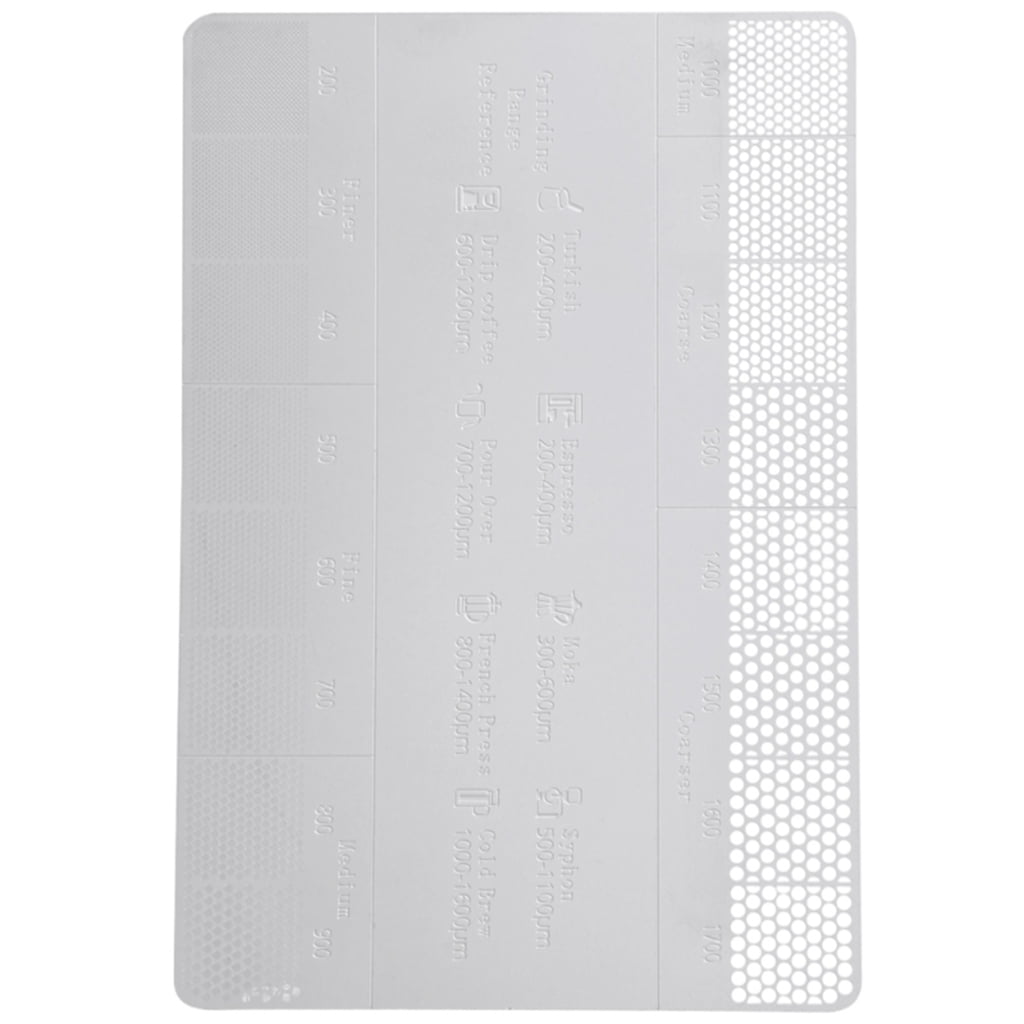 YongCo Stainless Steel Reference Card Coffee Grinds Reference Card ...