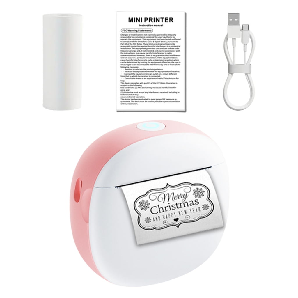YongCo Sticker Maker Wireless Label Printer Inkless Compact For Notes ...