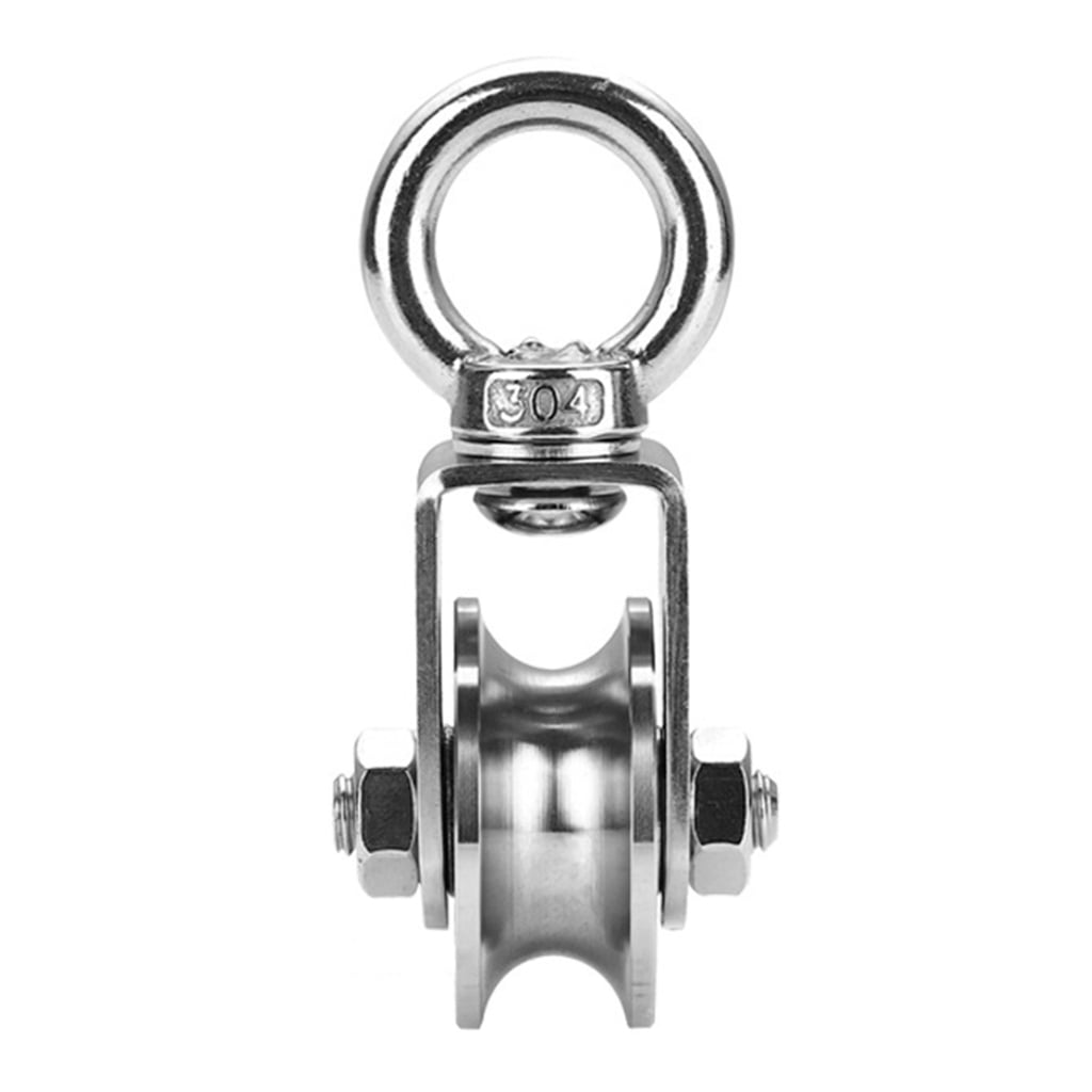 YongCo Super-Silent Pulleys Wheel Roller Pulley Block 360Degree ...