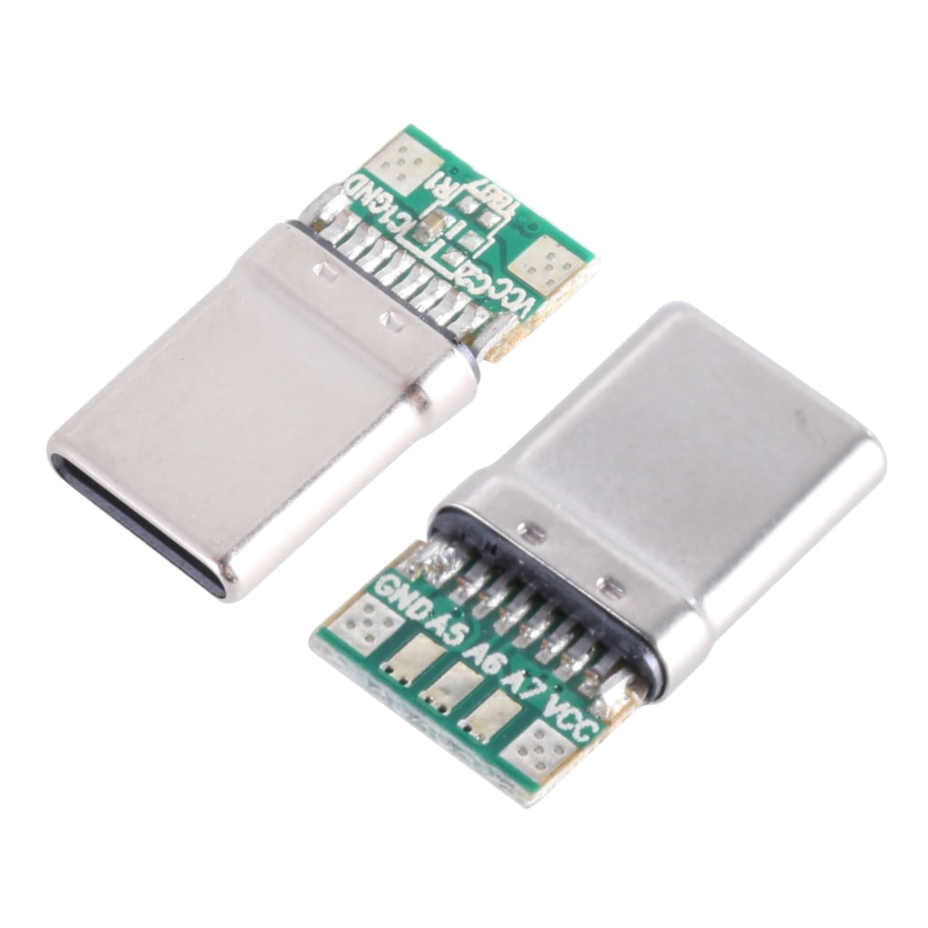 YongCo USB 4Pin/USB C 5Pin PCB Mount Socket Connector Port 90 Degree ...