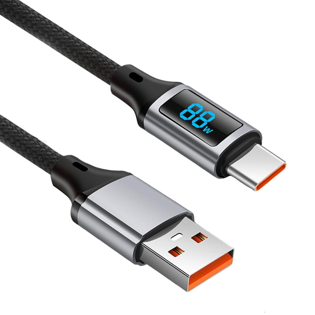 YongCo USB To Type C Cable 60W Fast Charging with LED Power Display ...
