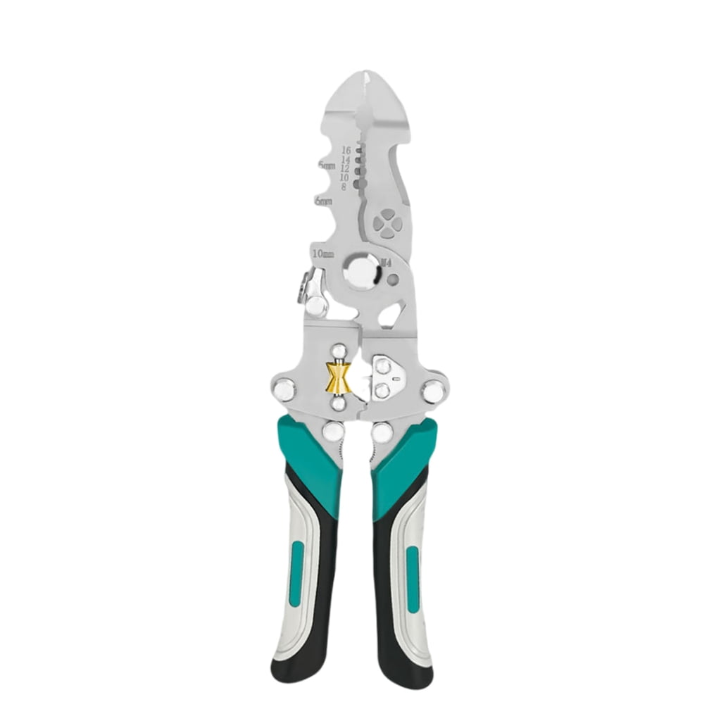 YongCo Wire Strippers 10 in 1 Strippers Cutter Crimping Heavy Duty ...