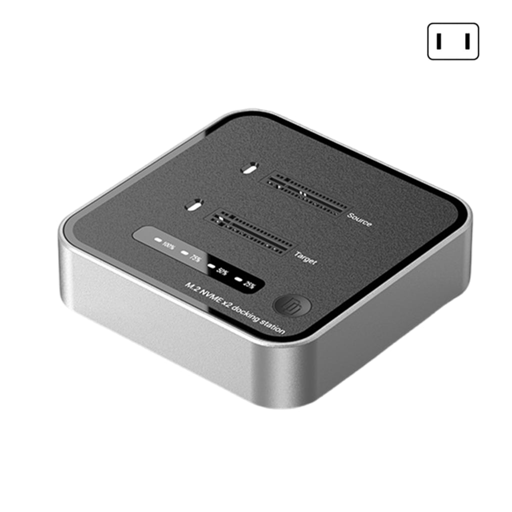 YongCo for 2 Disks M.2 NVME Disks Enclosure Storage Case Type C 20Gbps ...